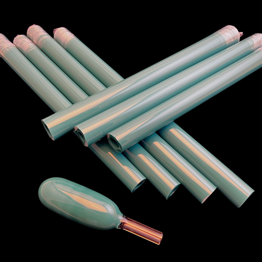 T-126 Opaque Aqua Tube - Northstar Glassworks
